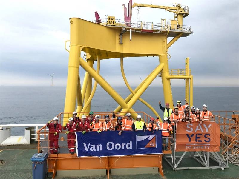 Van Oord Completes Foundation For EA1